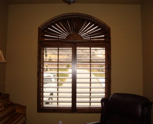 Eyebrow and Sunburst Shutters - Clearview Shutters