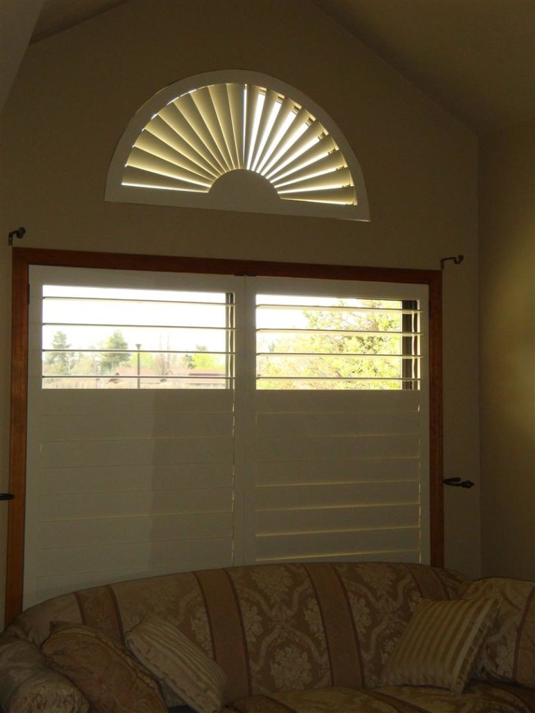 Eyebrow and Sunburst Shutters - Clearview Shutters
