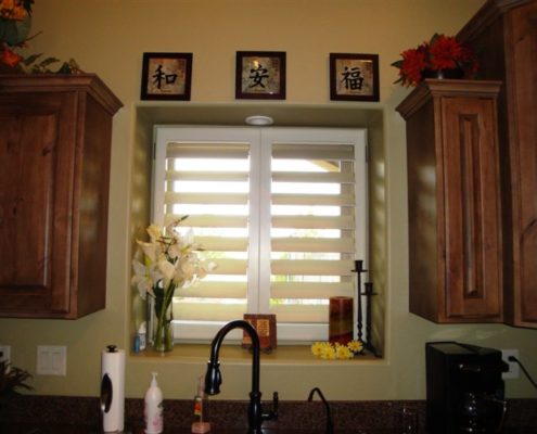 Kitchen Sinks with Shutters - Clearview Shutters
