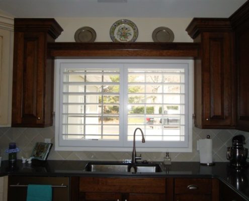 Kitchen Sinks with Shutters - Clearview Shutters